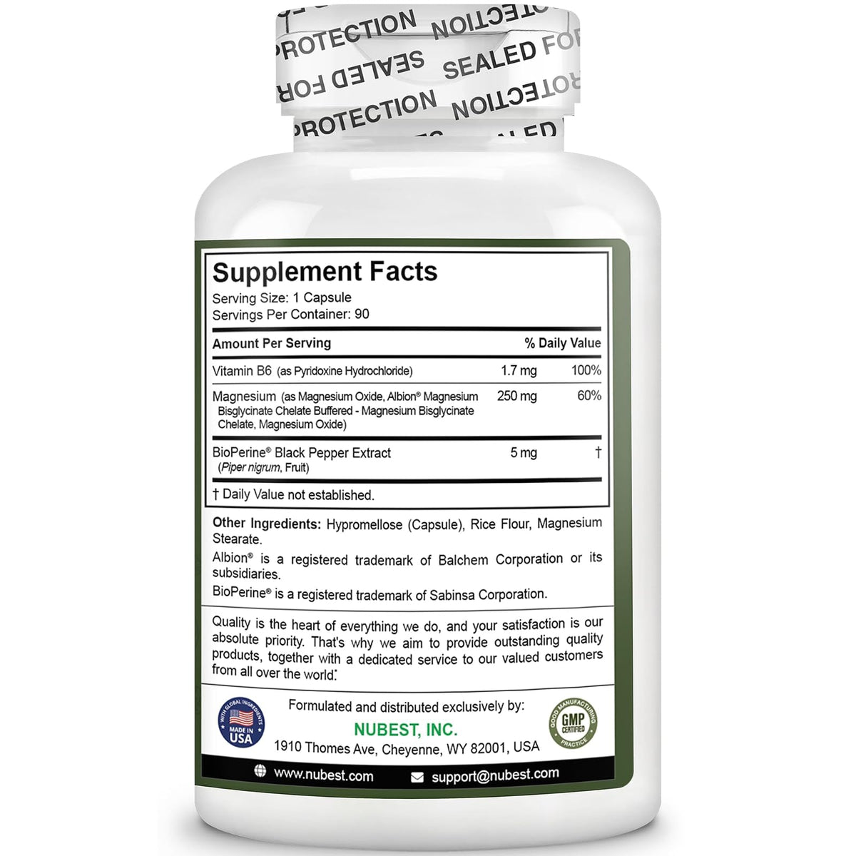 easy-to-swallow magnesium glycinate pills