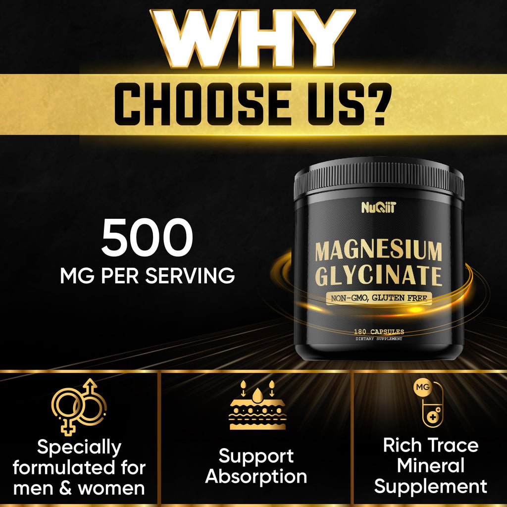easy-to-swallow magnesium glycinate pills