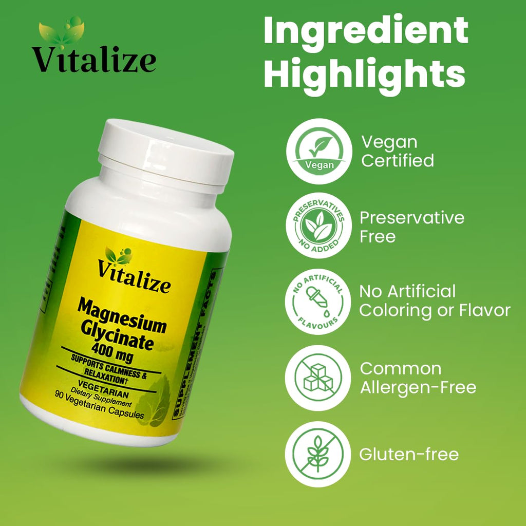easy-to-swallow magnesium glycinate pills