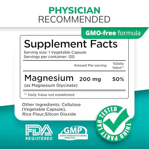 easy-to-swallow magnesium glycinate pills