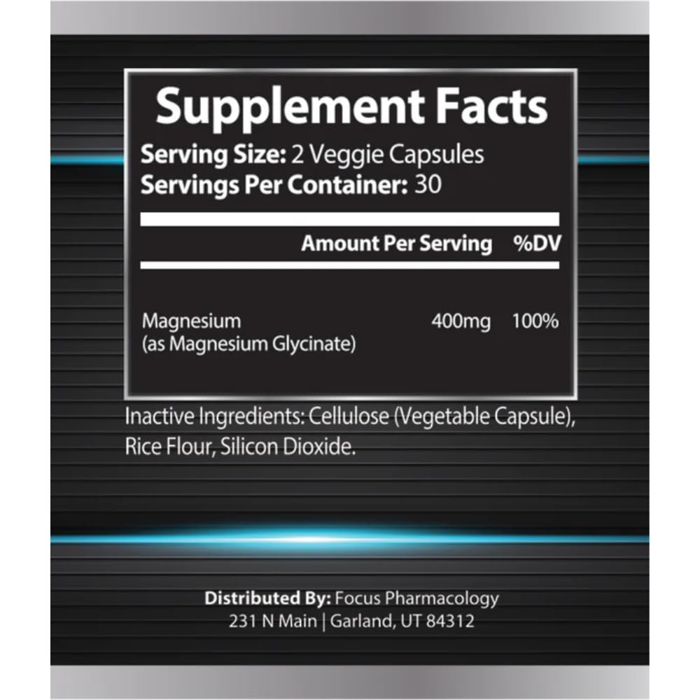 easy to swallow magnesium glycinate pills