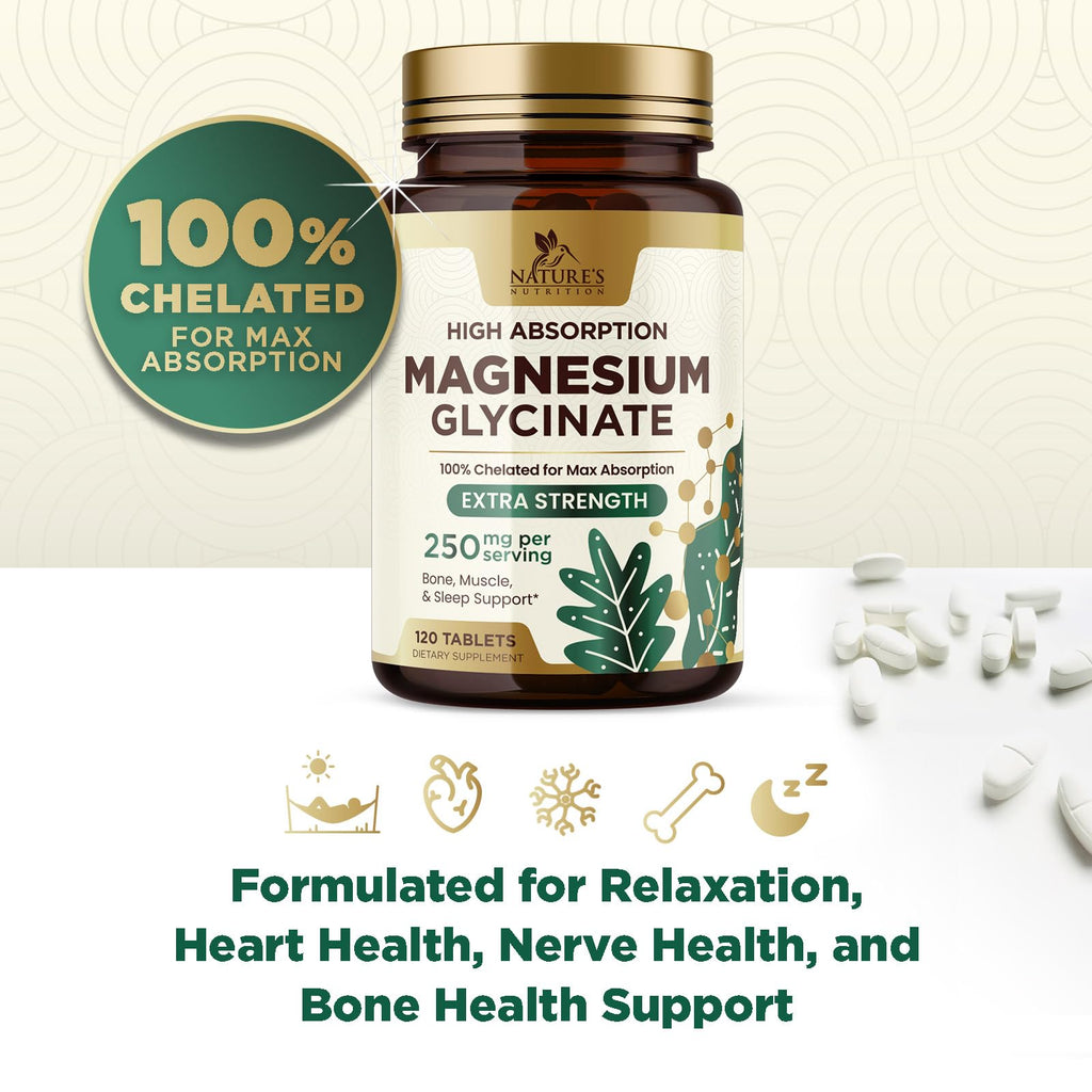 easy-to-swallow magnesium glycinate tablets