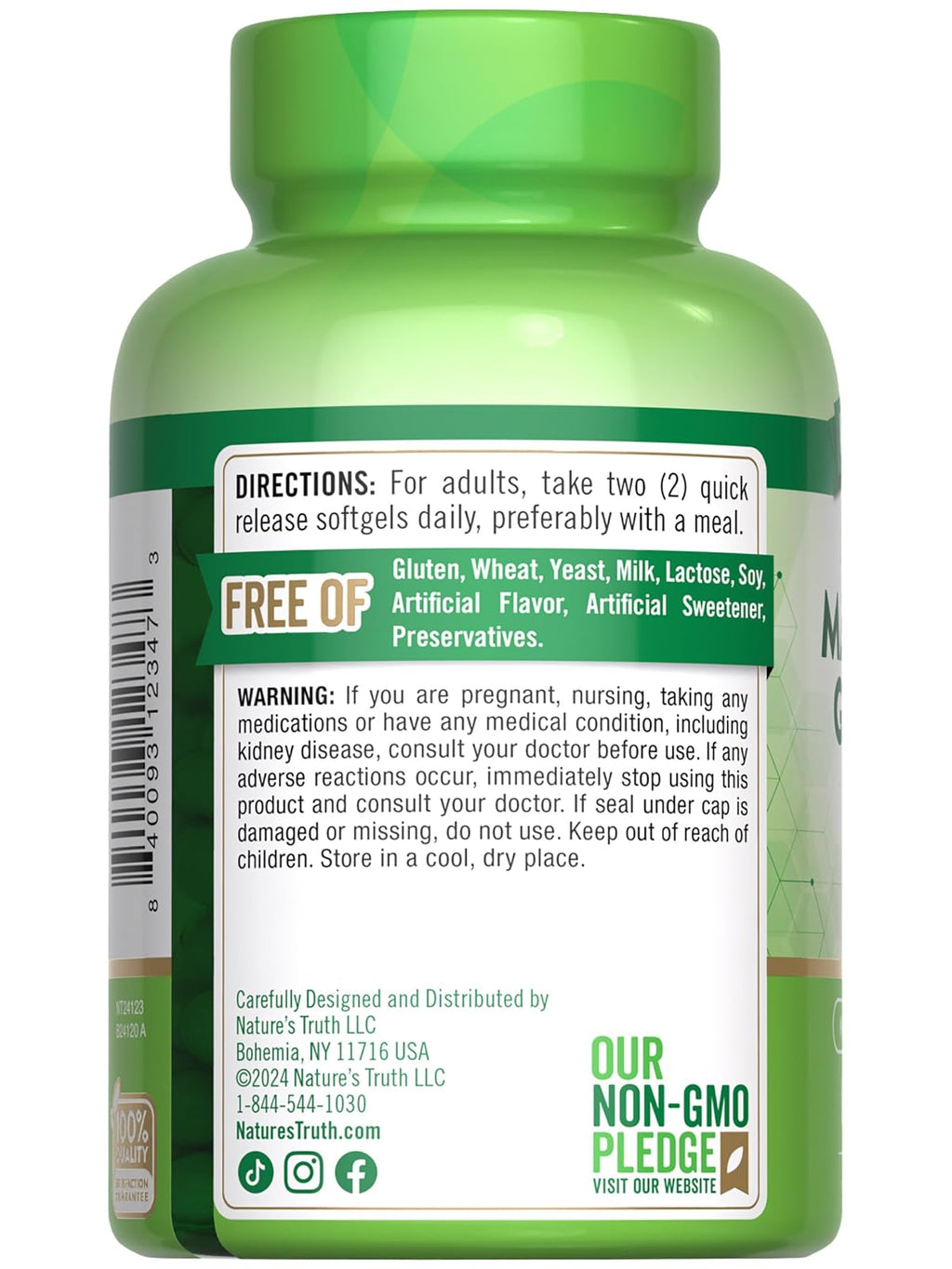 easy-to-swallow magnesium softgels