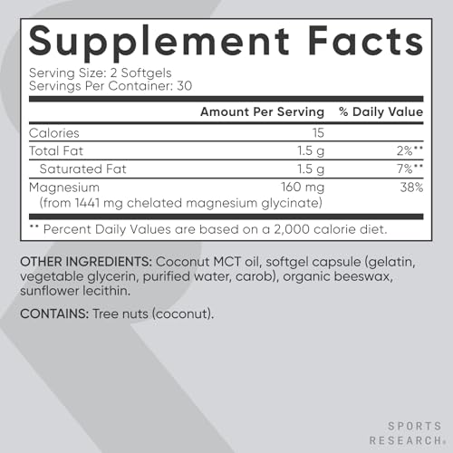 easy-to-swallow magnesium softgels