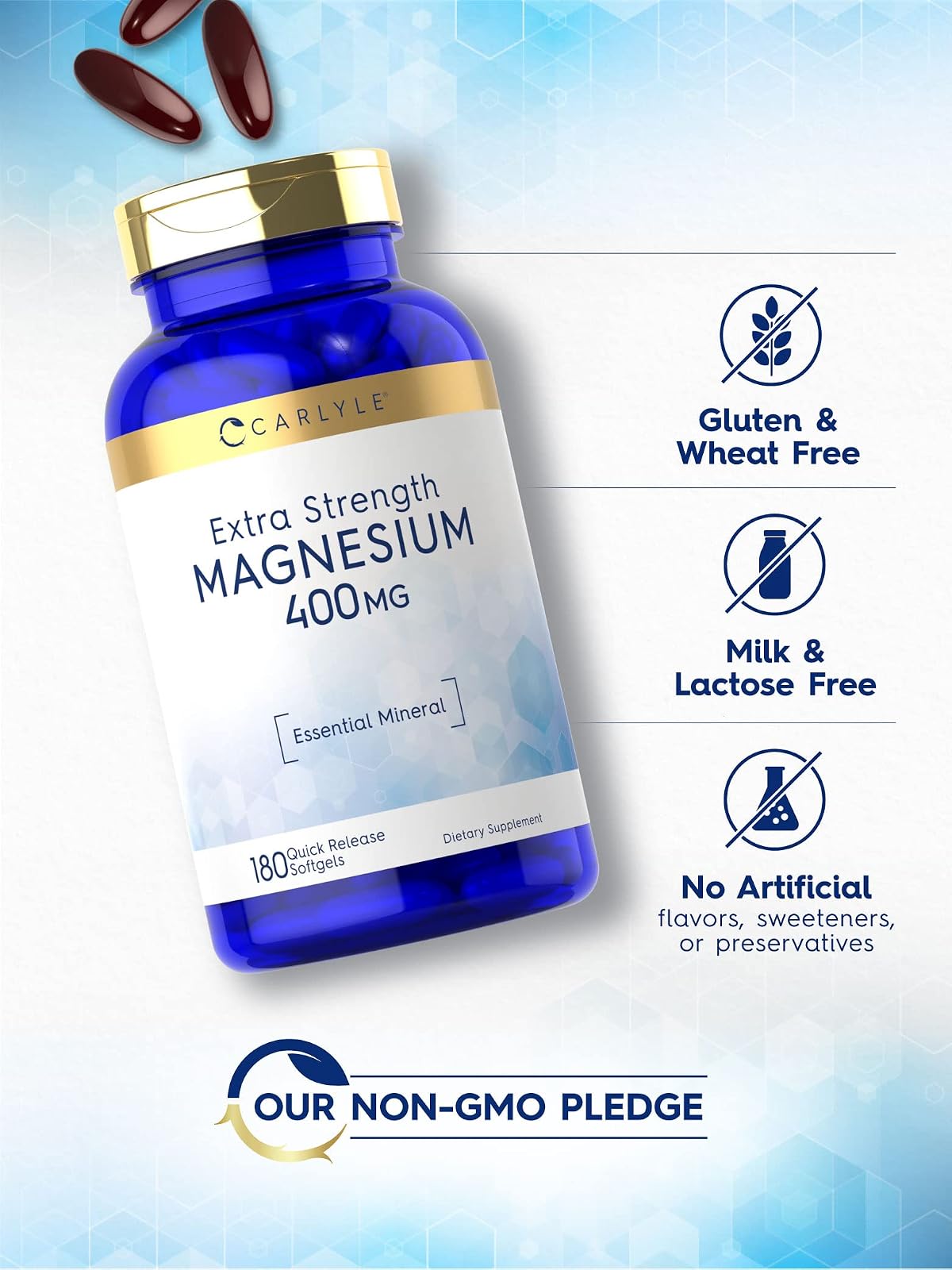 easy to swallow magnesium softgels