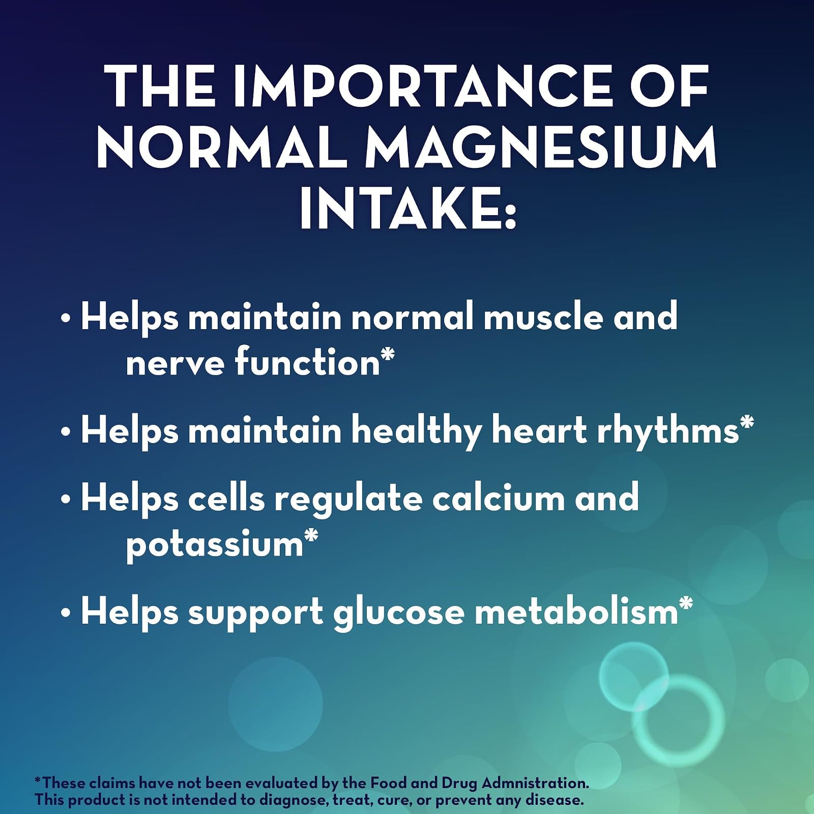 easy-to-swallow magnesium tablets