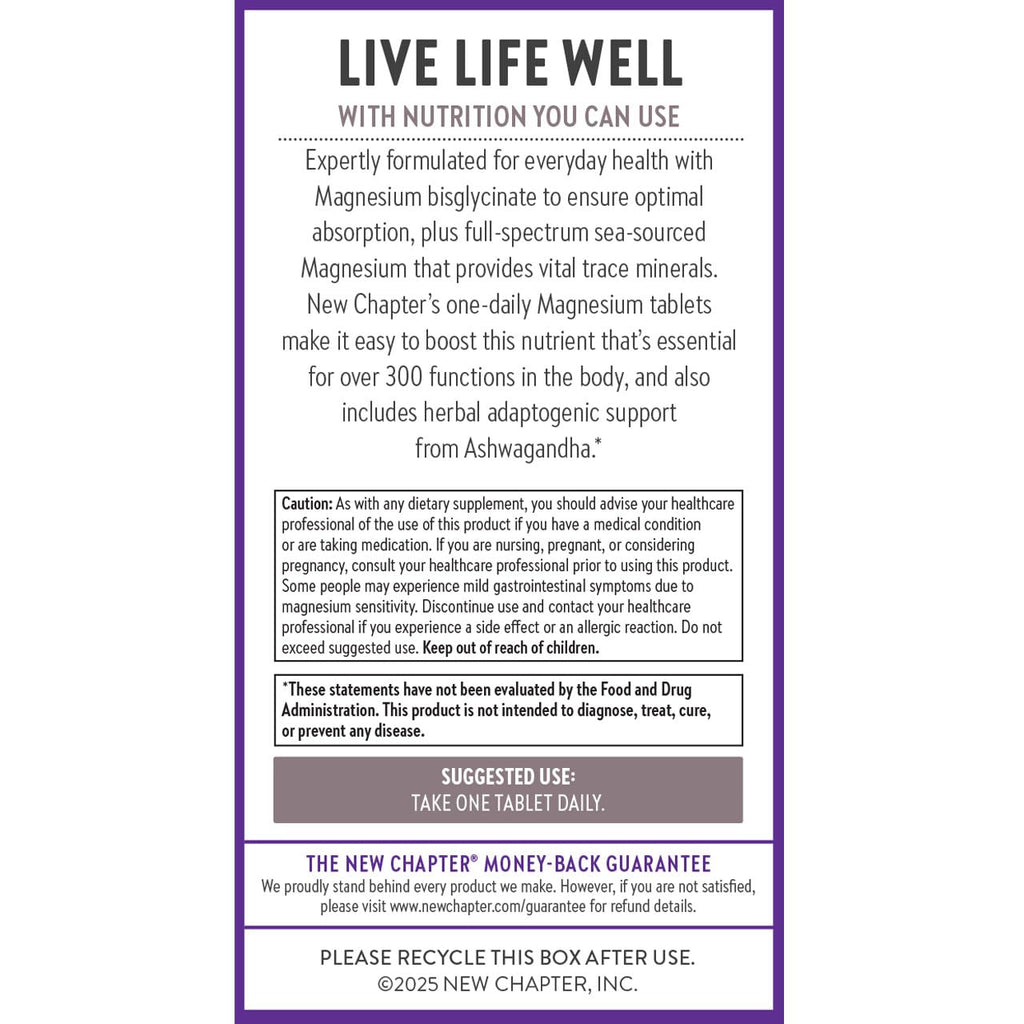 easy-to-swallow magnesium tablets