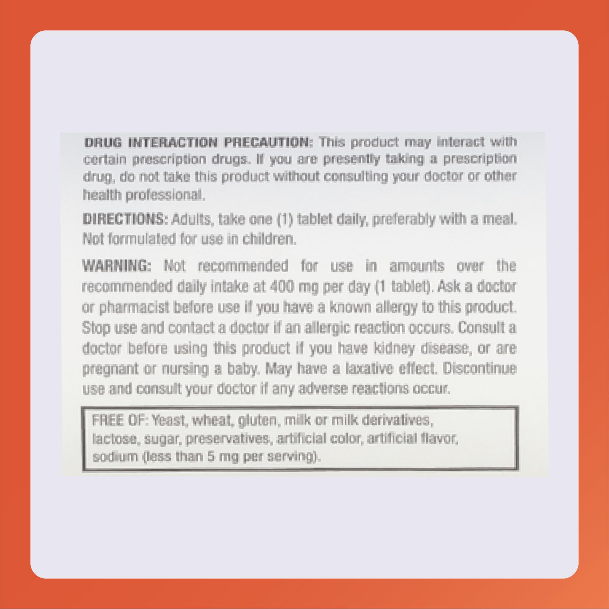 easy-to-swallow magnesium tablets