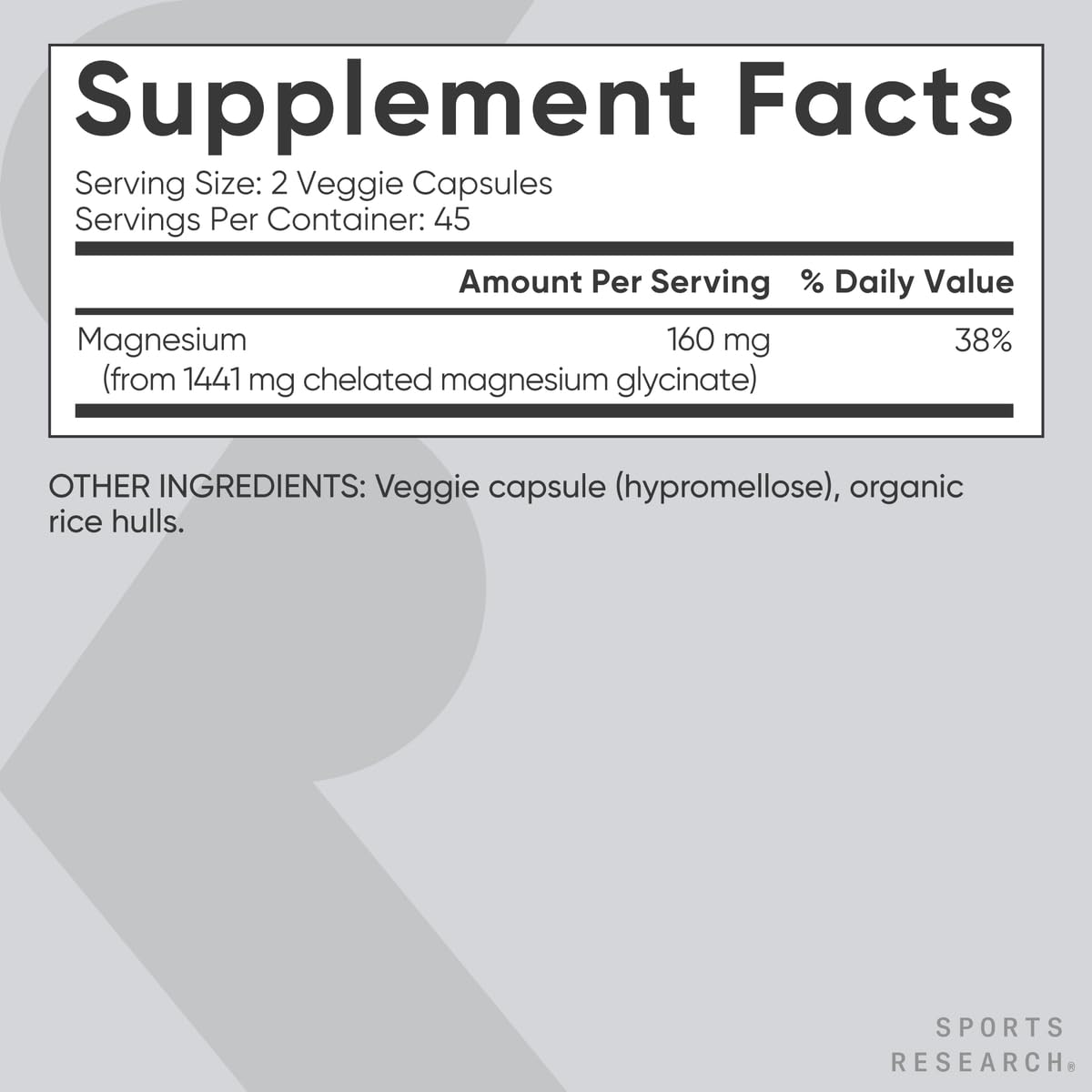 easy-to-swallow magnesium veggie capsules