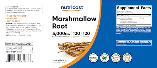 easy-to-swallow marshmallow root capsules
