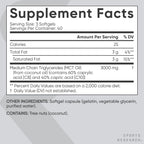 easy-to-swallow mct oil capsules