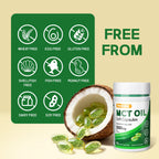 easy-to-swallow MCT oil capsules