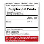 Easy-to-swallow MCT oil softgels