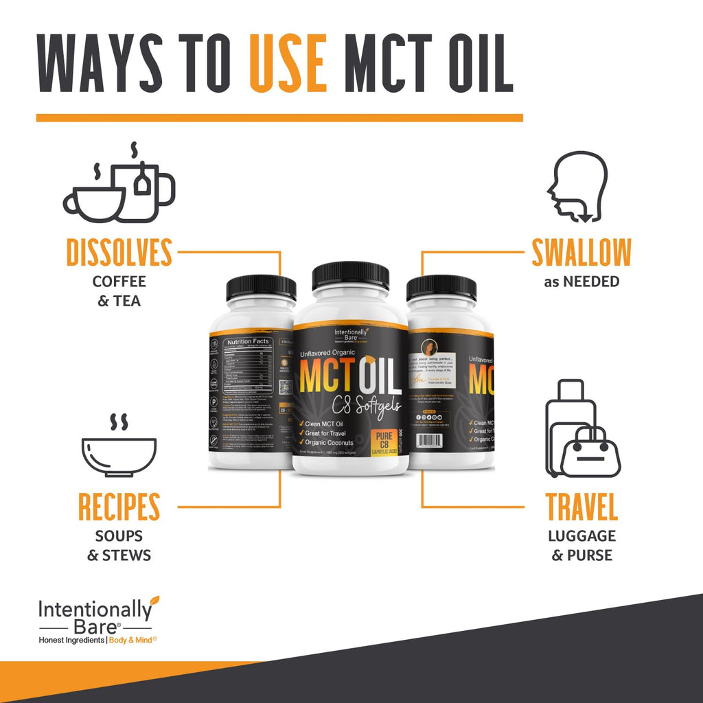 easy-to-swallow MCT softgels