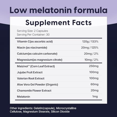 easy-to-swallow melatonin capsules