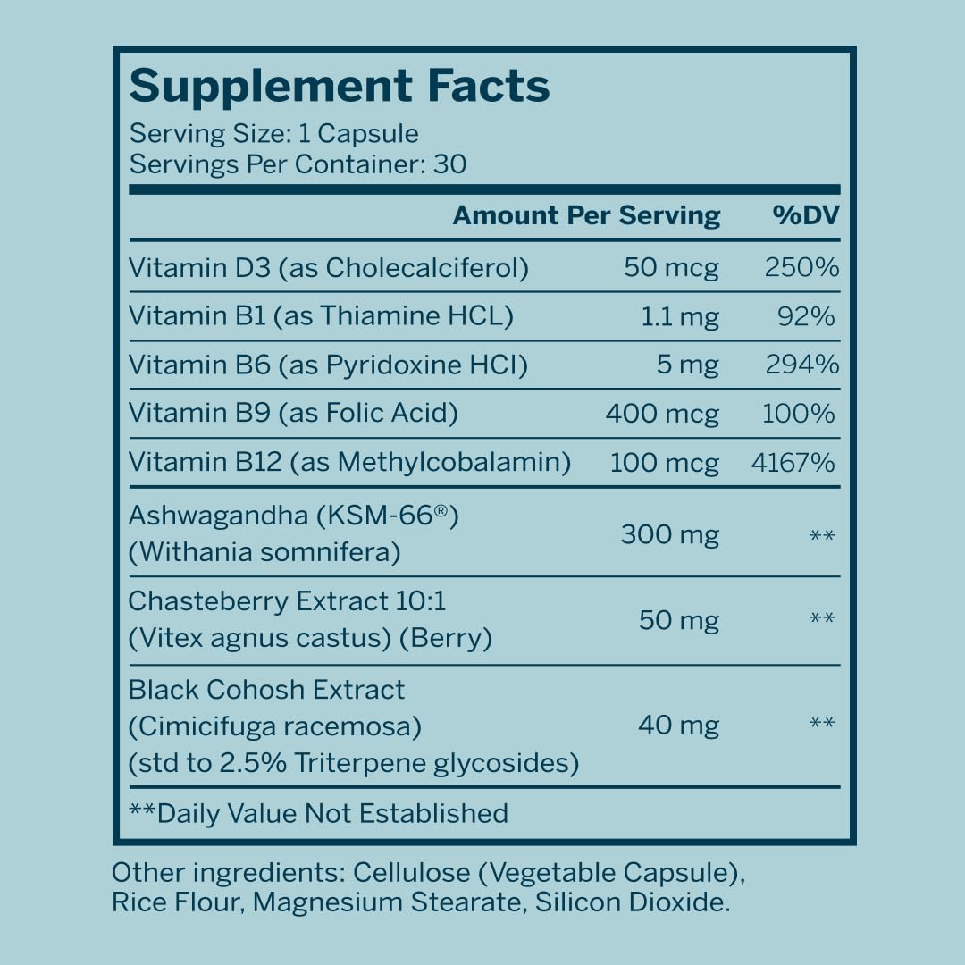 easy-to-swallow menopause relief capsules