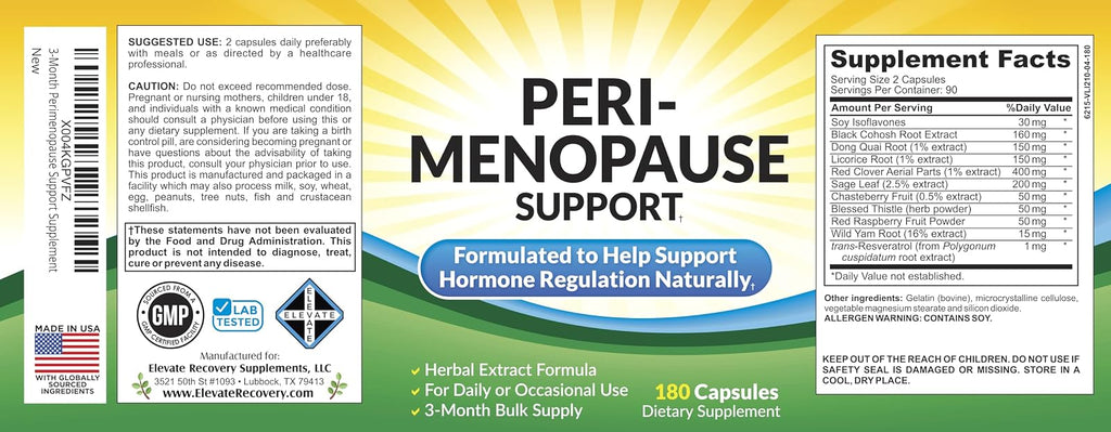 easy-to-swallow menopause support capsules