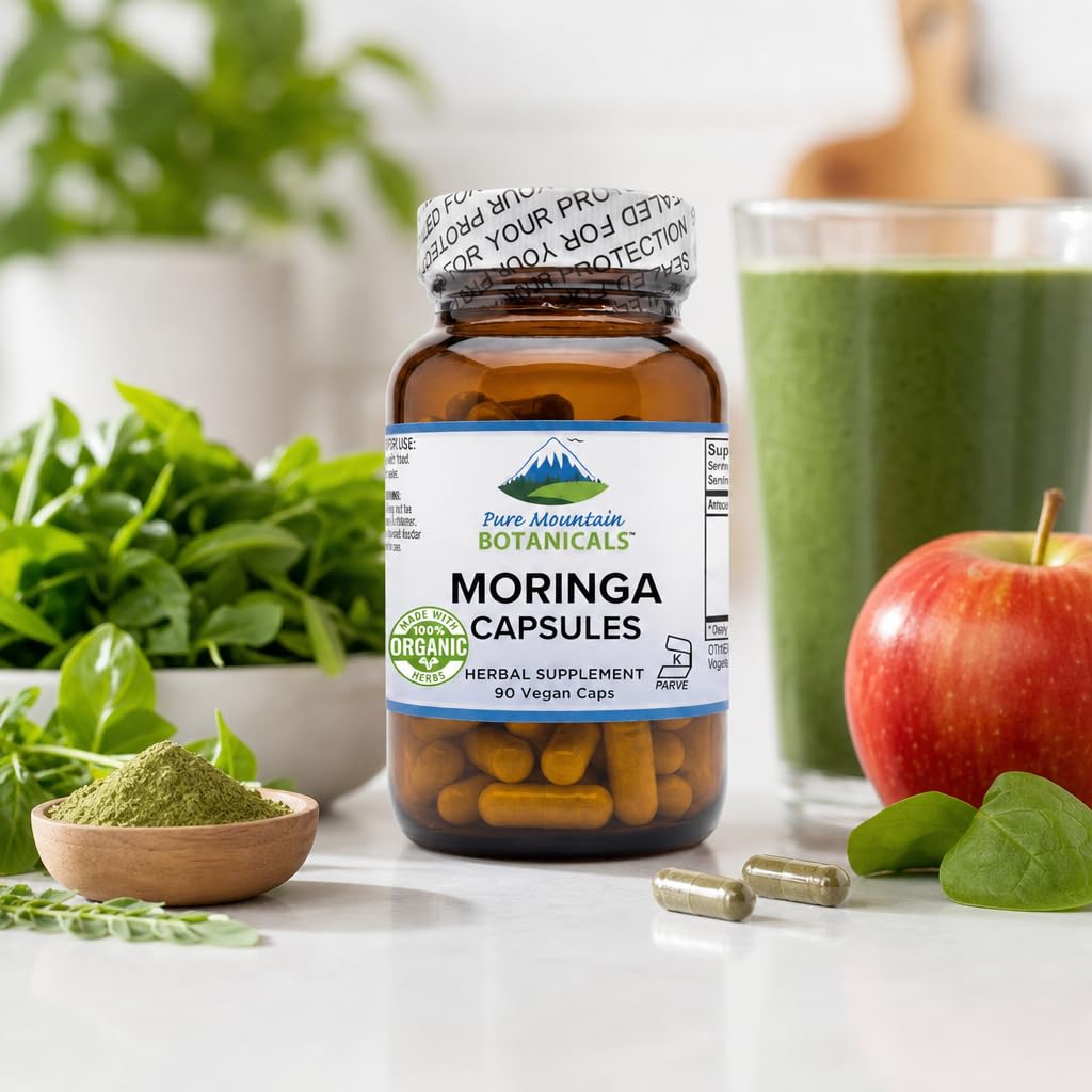 easy-to-swallow moringa vitamin capsules