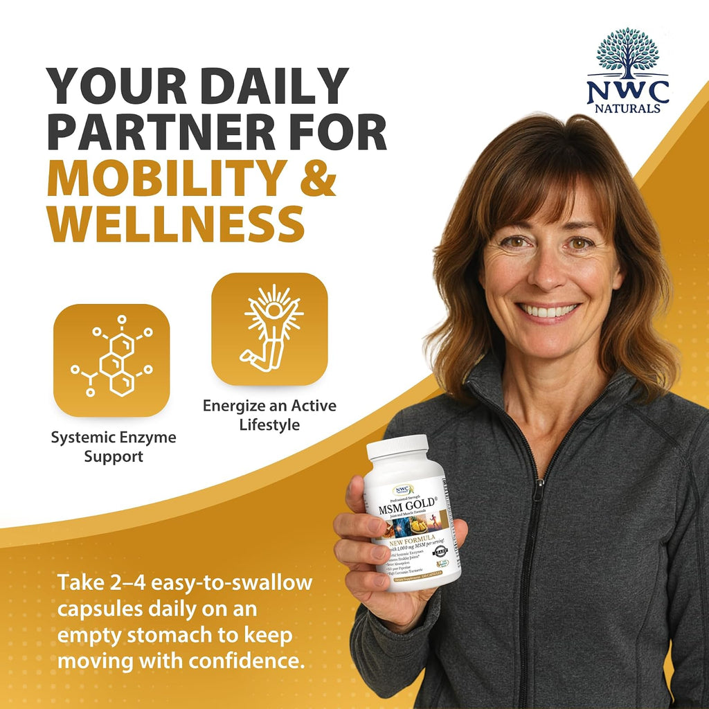 easy-to-swallow MSM capsules