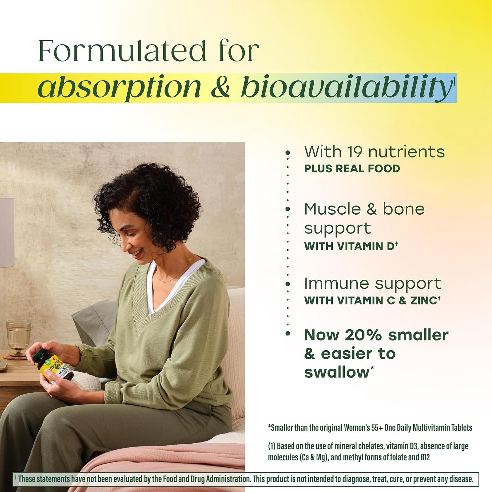 easy-to-swallow multivitamin tablets