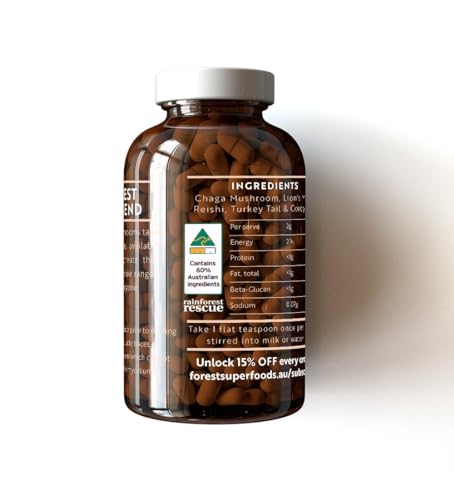 easy-to-swallow mushroom capsules