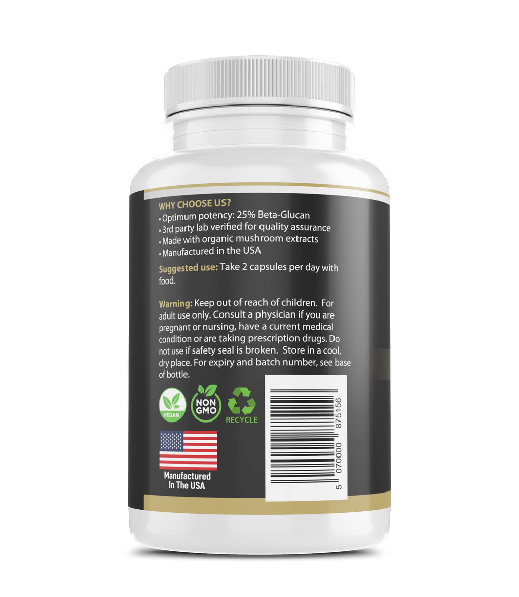 easy to swallow mushroom capsules