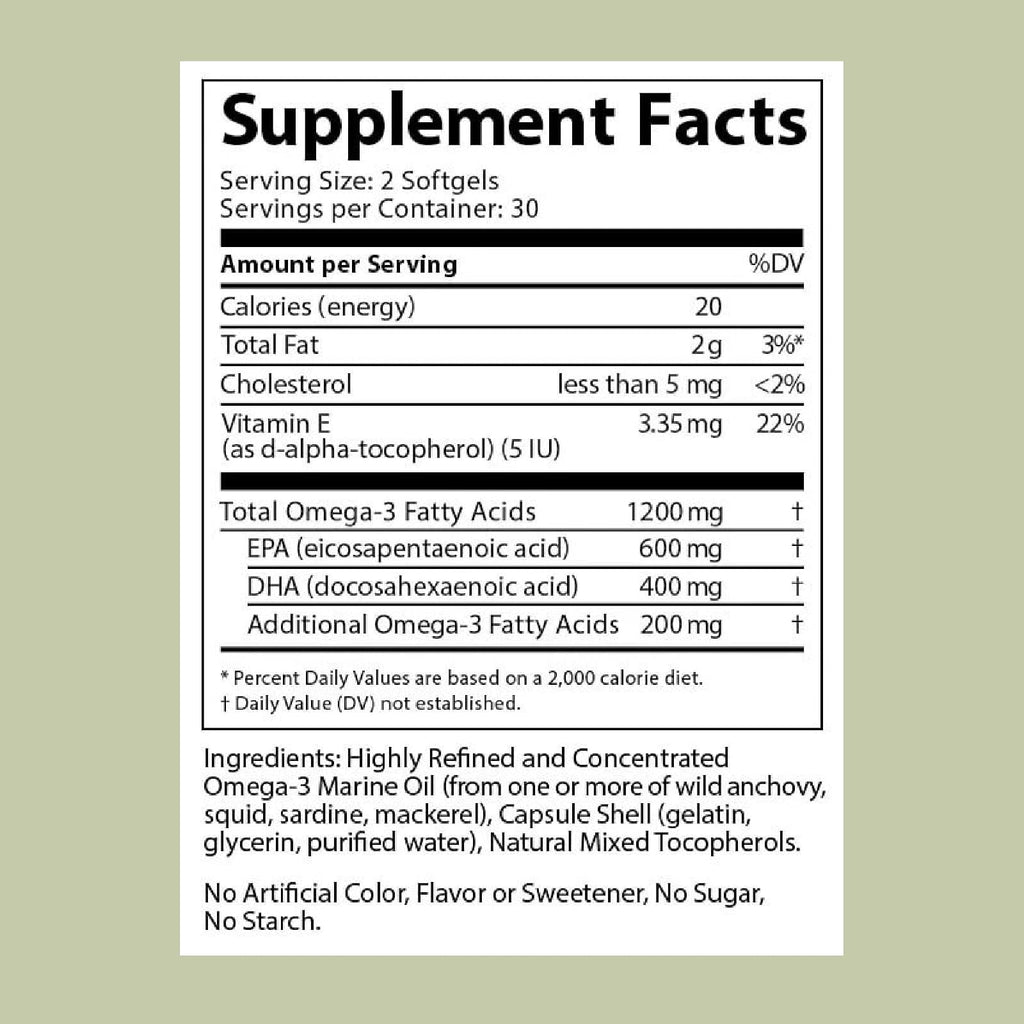 easy-to-swallow omega 3 capsules