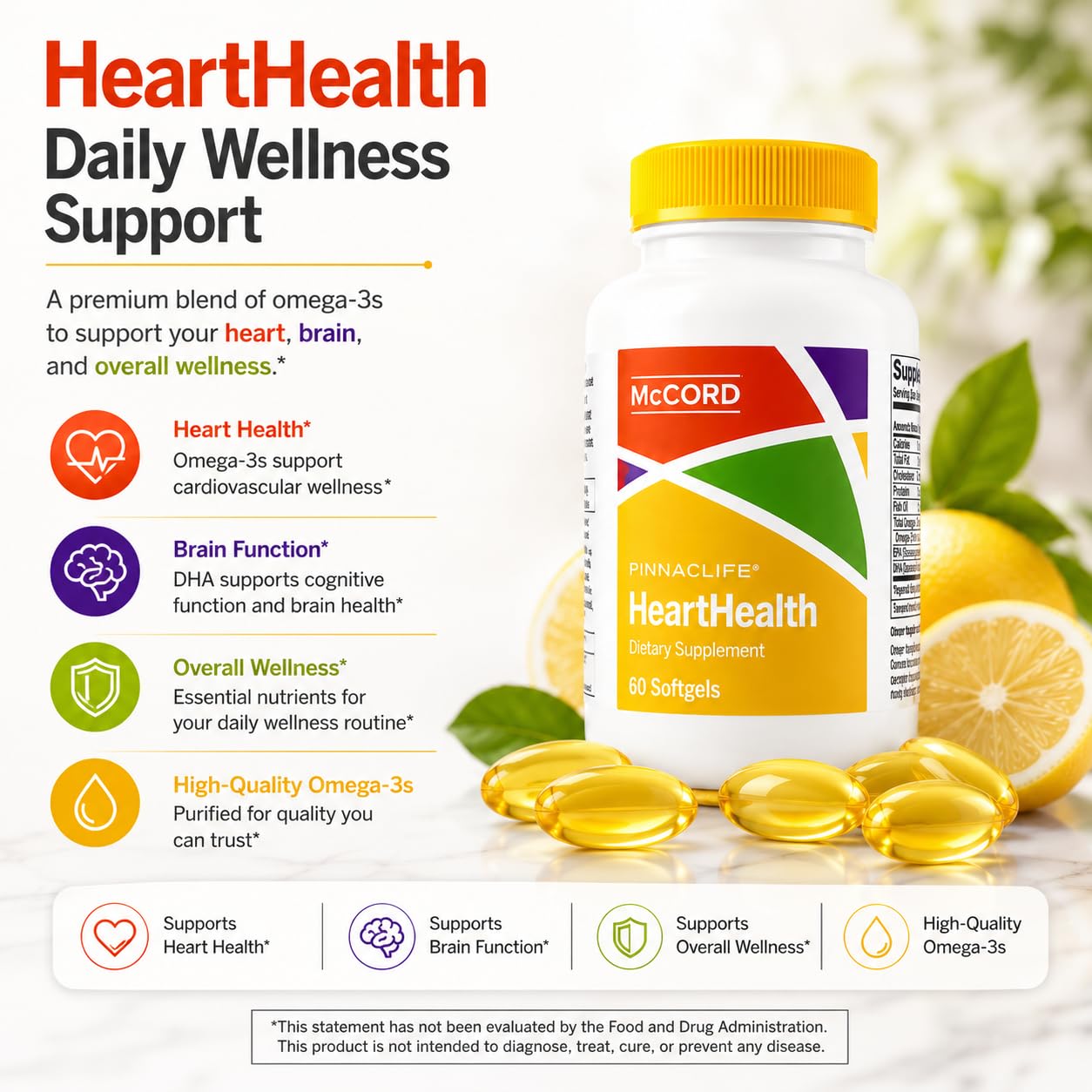 easy to swallow Omega-3 softgels