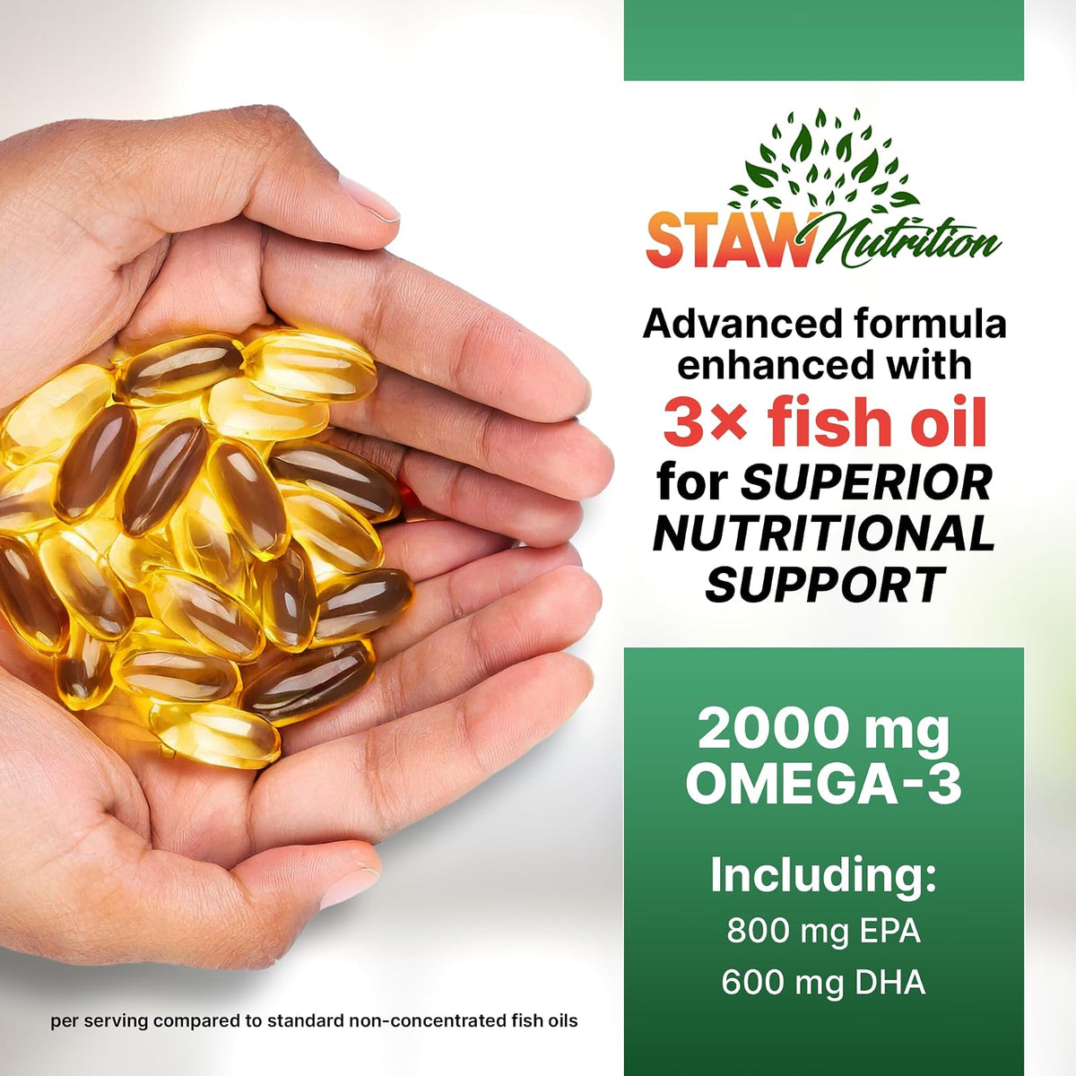 easy to swallow Omega 3 softgels