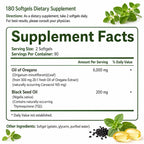 easy-to-swallow oregano capsules