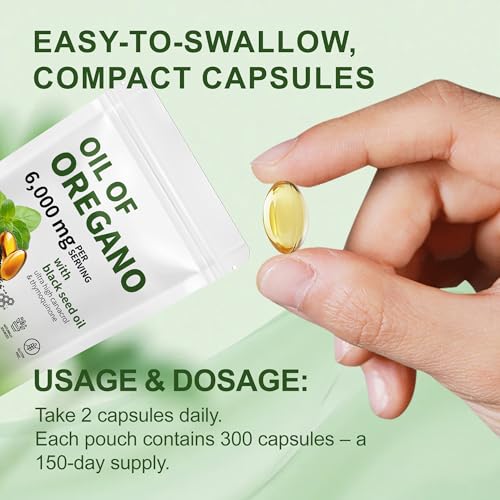 easy to swallow oregano oil softgels