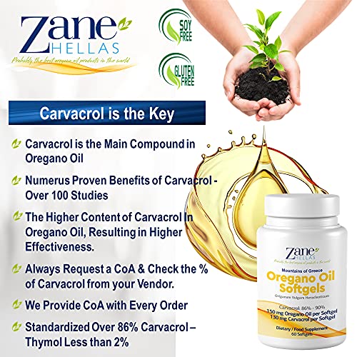 easy-to-swallow oregano oil softgels