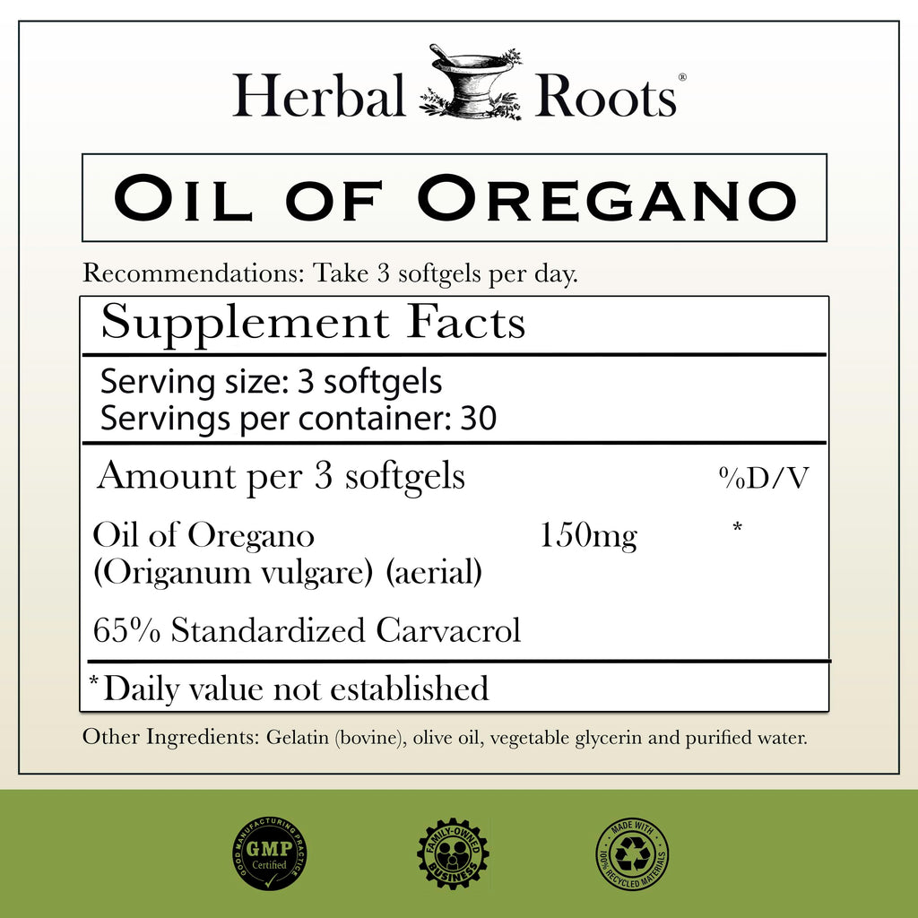easy to swallow oregano supplements