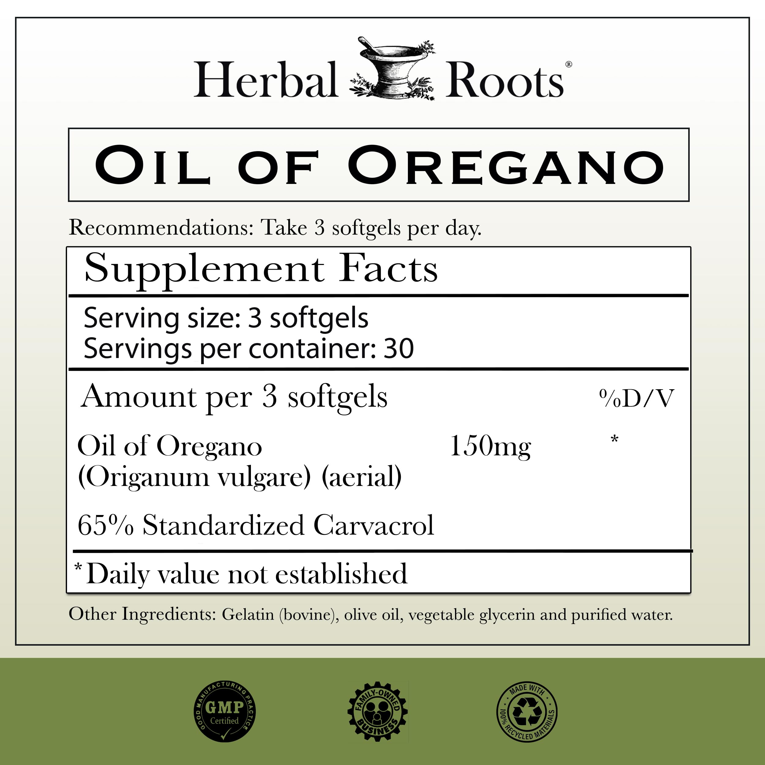easy to swallow oregano supplements