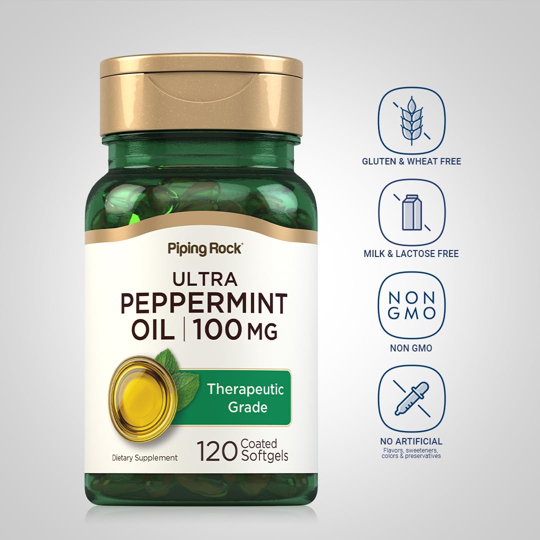 easy to swallow peppermint capsules