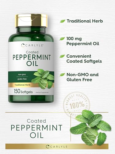 easy-to-swallow peppermint capsules