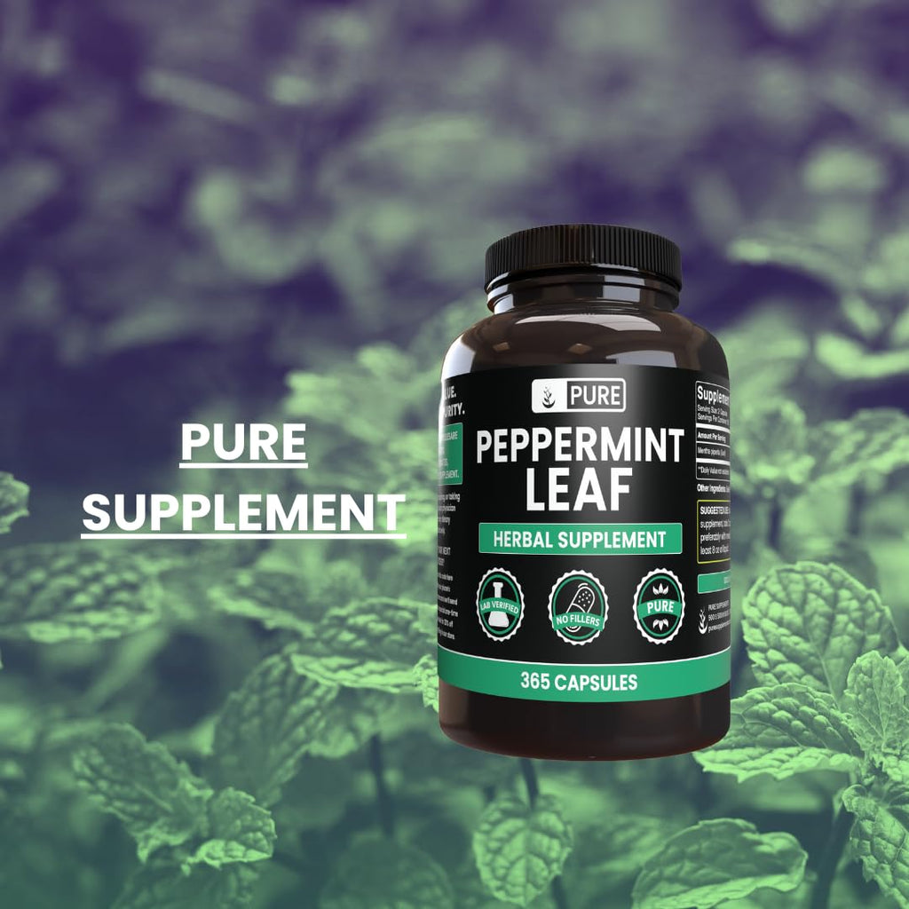 easy to swallow peppermint capsules