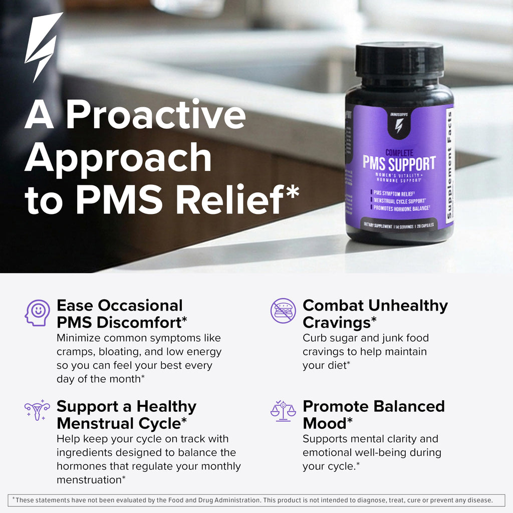 easy-to-swallow PMS relief capsules