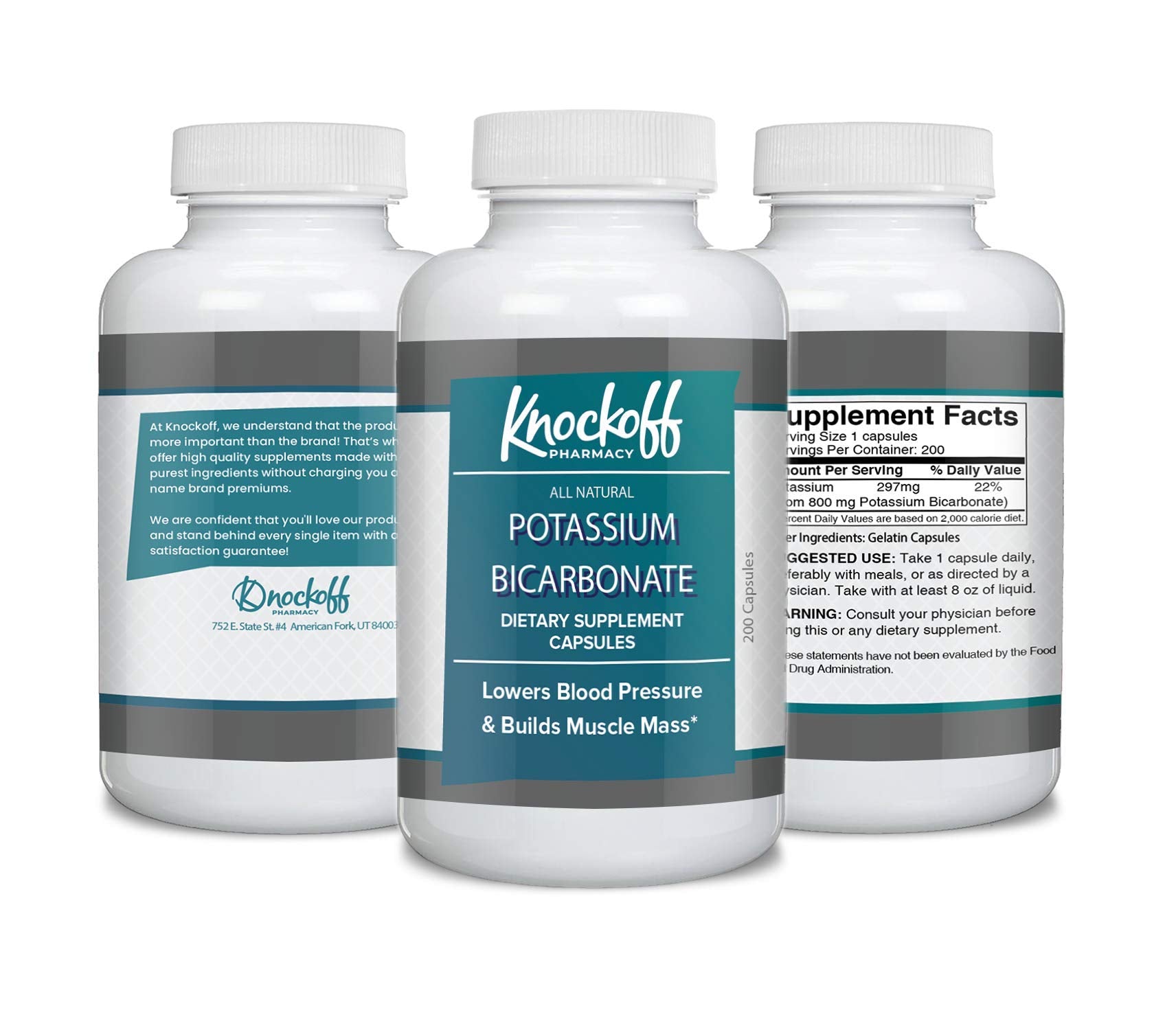 easy-to-swallow potassium capsules
