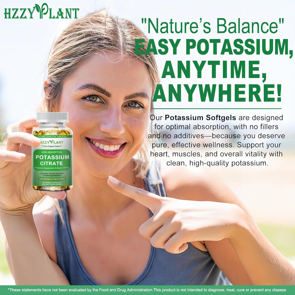 easy to swallow potassium softgels