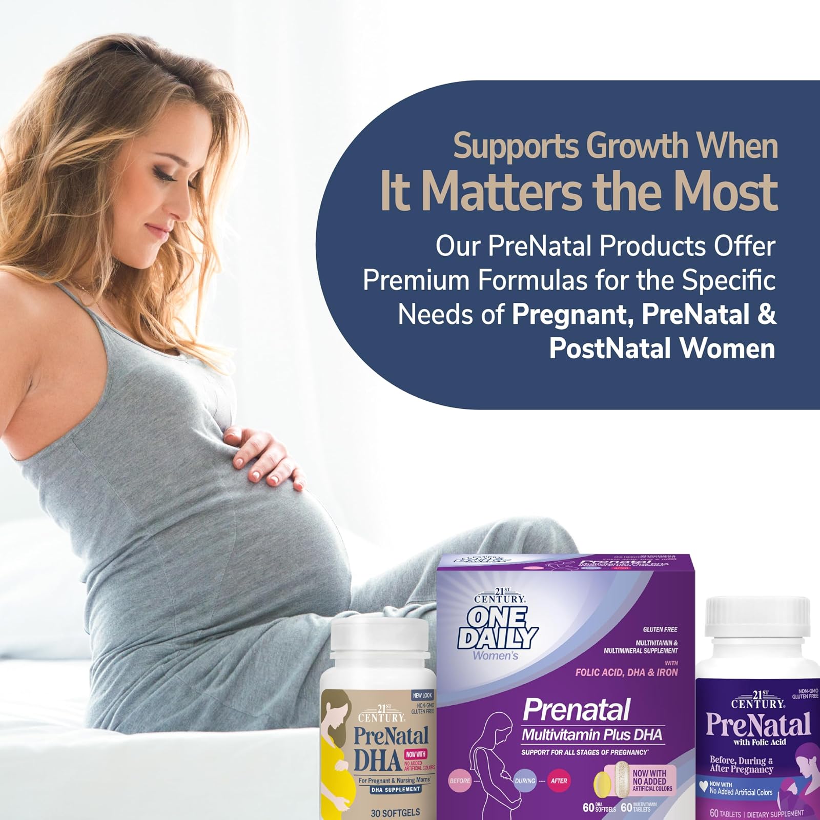 easy-to-swallow prenatal DHA capsules