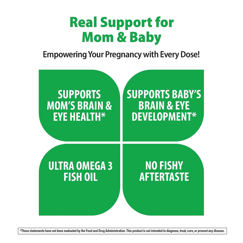 easy-to-swallow prenatal DHA capsules