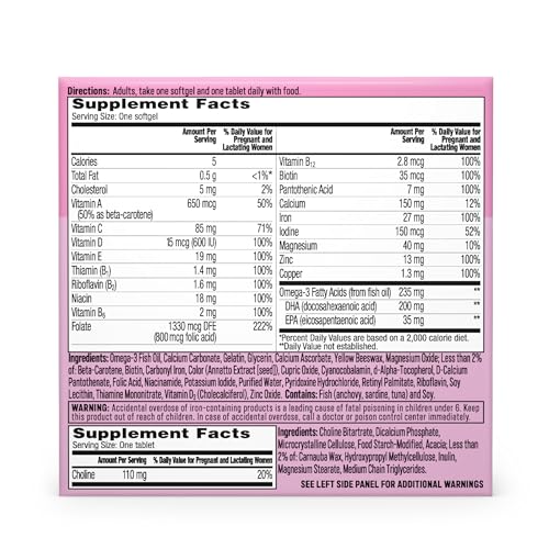 easy-to-swallow prenatal vitamins for pregnancy