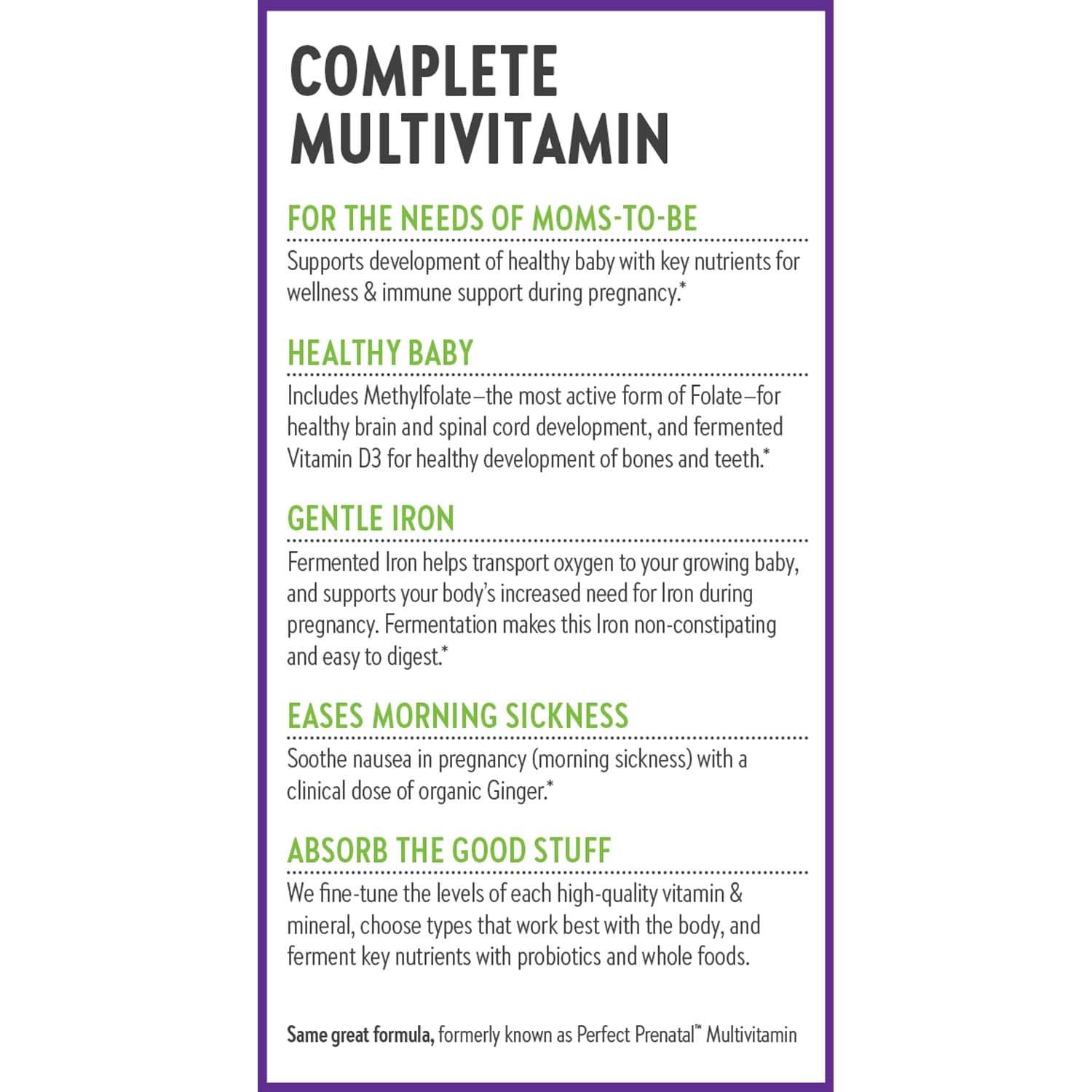easy-to-swallow prenatal vitamins tablets