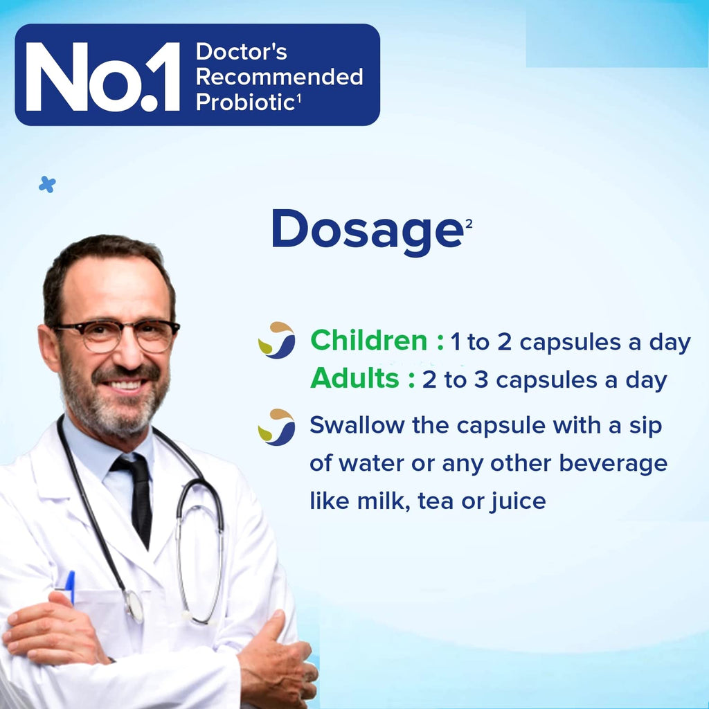 easy-to-swallow probiotic capsules for all ages