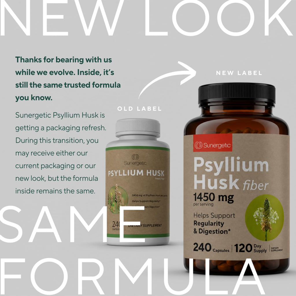 Easy-to-swallow psyllium capsules