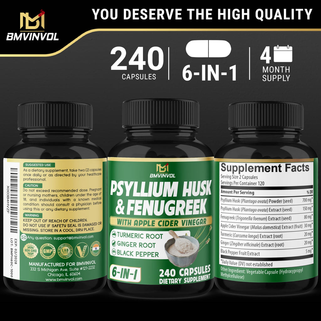 easy-to-swallow psyllium capsules