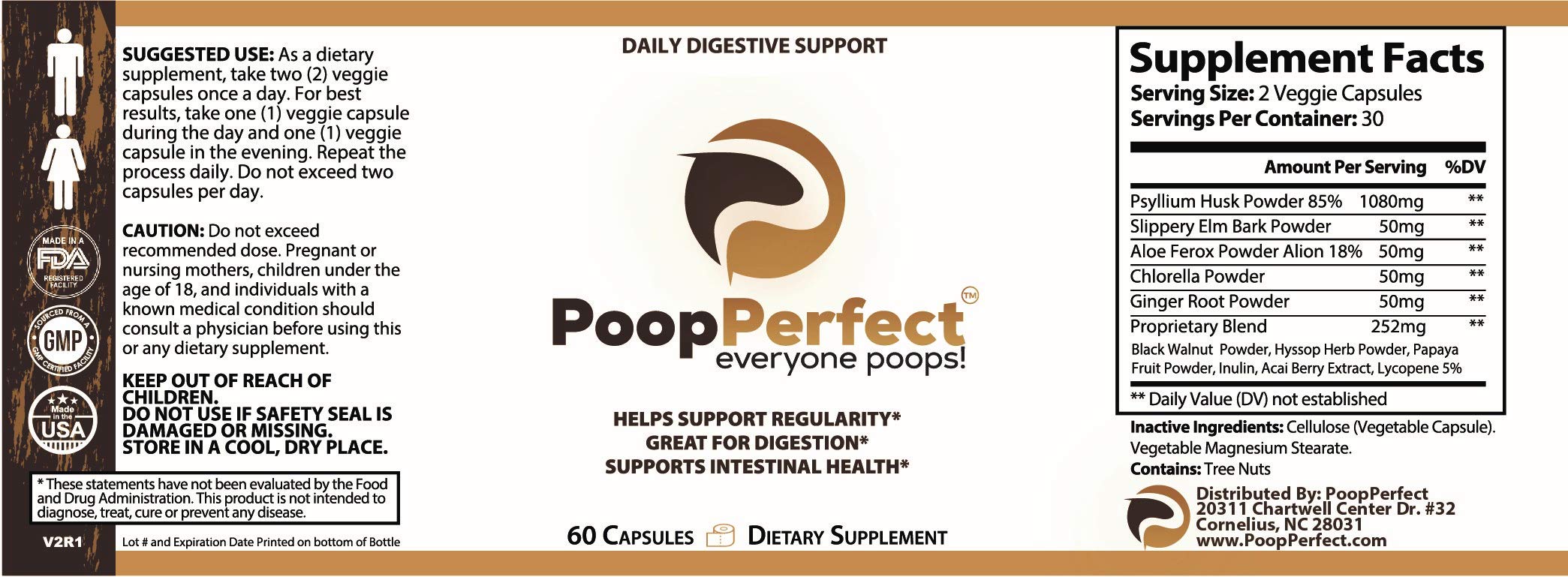 easy-to-swallow psyllium fiber capsules