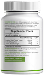 easy to swallow psyllium husk capsules