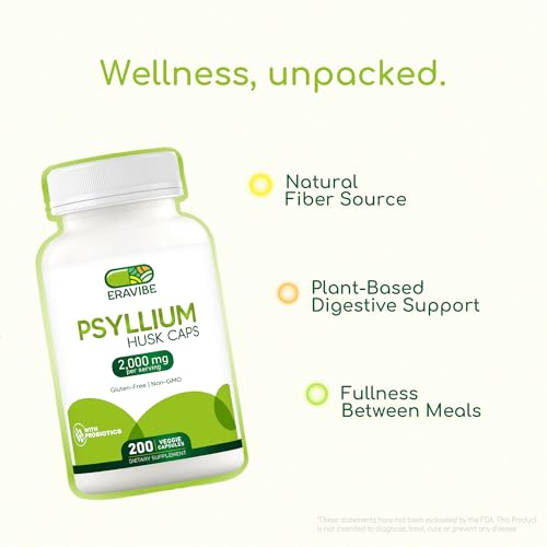 easy-to-swallow psyllium husk capsules
